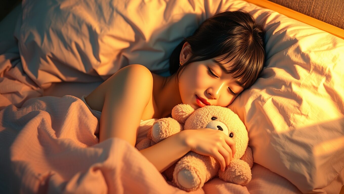 ぬいぐるみ抱いて寝る理由。心理や効果、注意点を解説